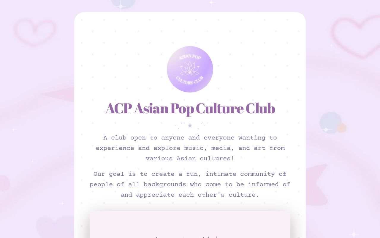 ACP Asian Pop Culture Club